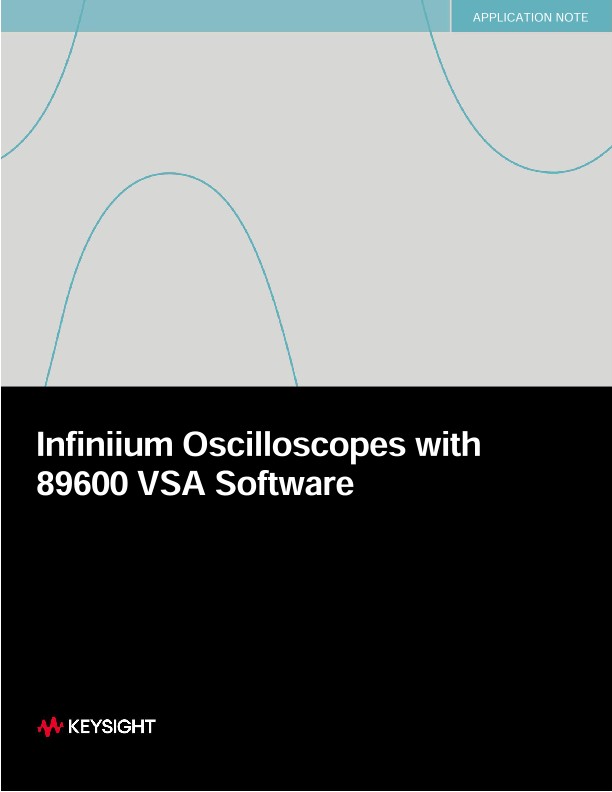 Infiniium Oscilloscopes with 89600 VSA Software PDF Asset Page | Keysight